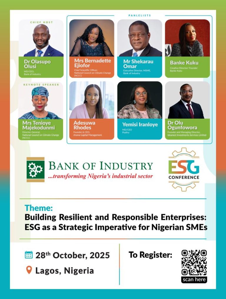 Join Us at the BOI ESG Conference 2025 – Bank of Industry